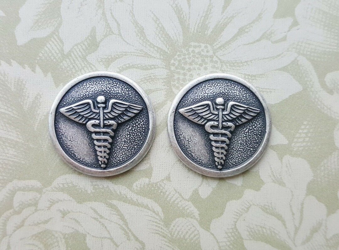 Brass Caduceus Medical Findings X 2 - 1922S - Etsy
