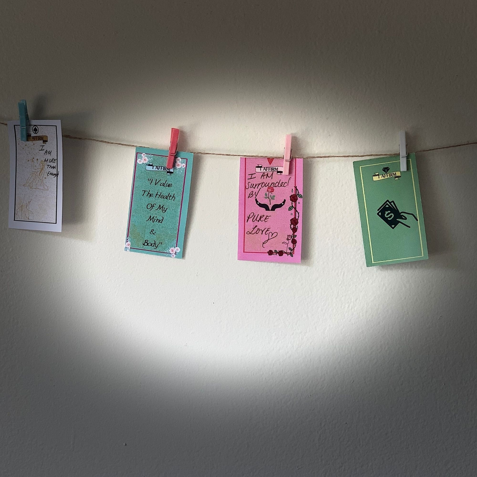 Printable Affirmation Cards Inspired by Playing Cards. Affirmation Deck ...