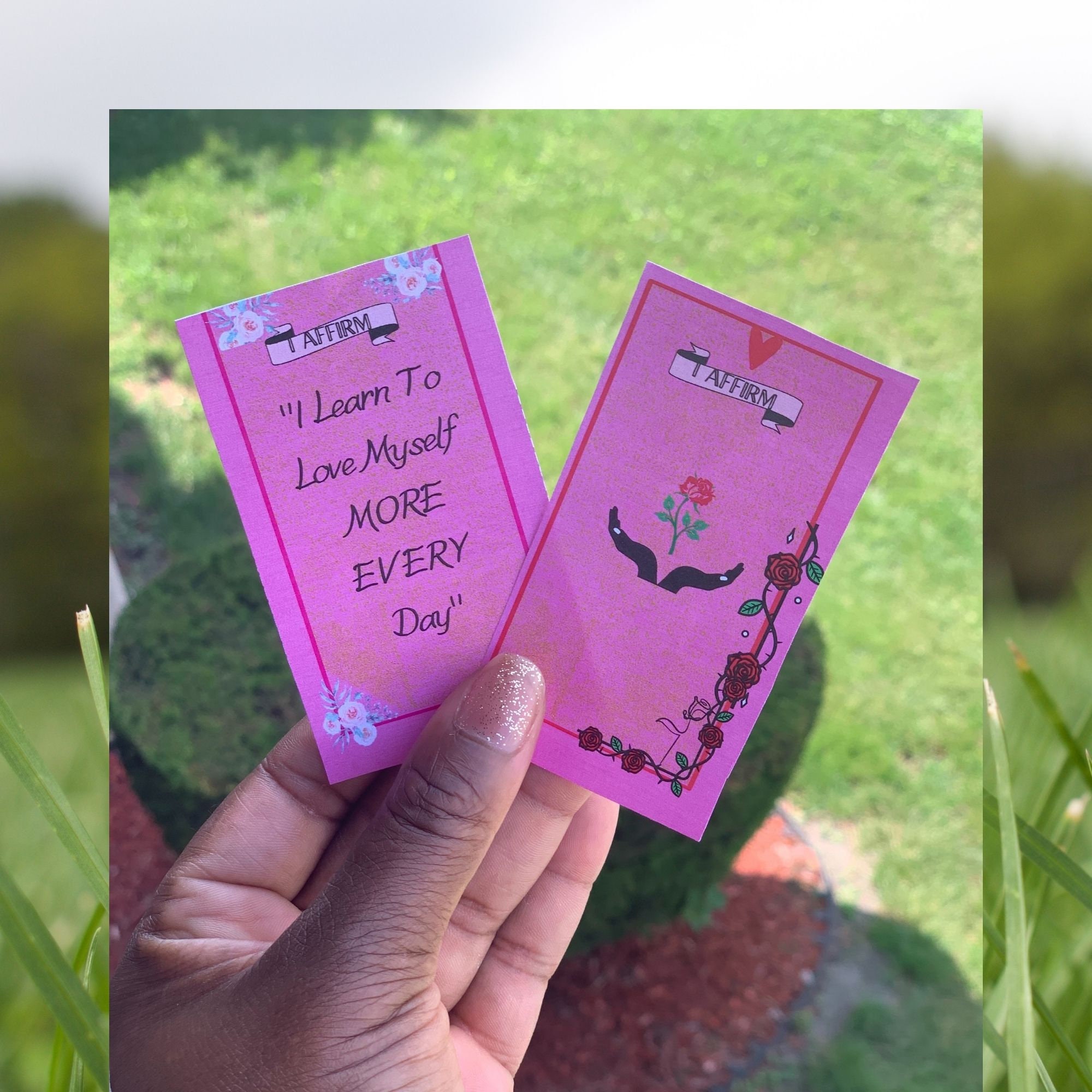 Printable Affirmation Cards Inspired by Playing Cards. Affirmation Deck ...