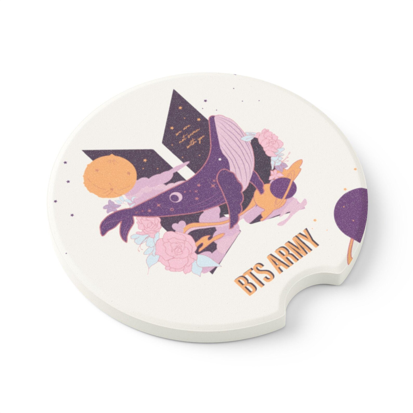 BTS ARMY Soapstone Car Coaster - Etsy