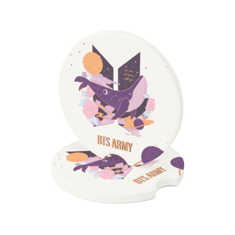 BTS ARMY Soapstone Car Coaster - Etsy