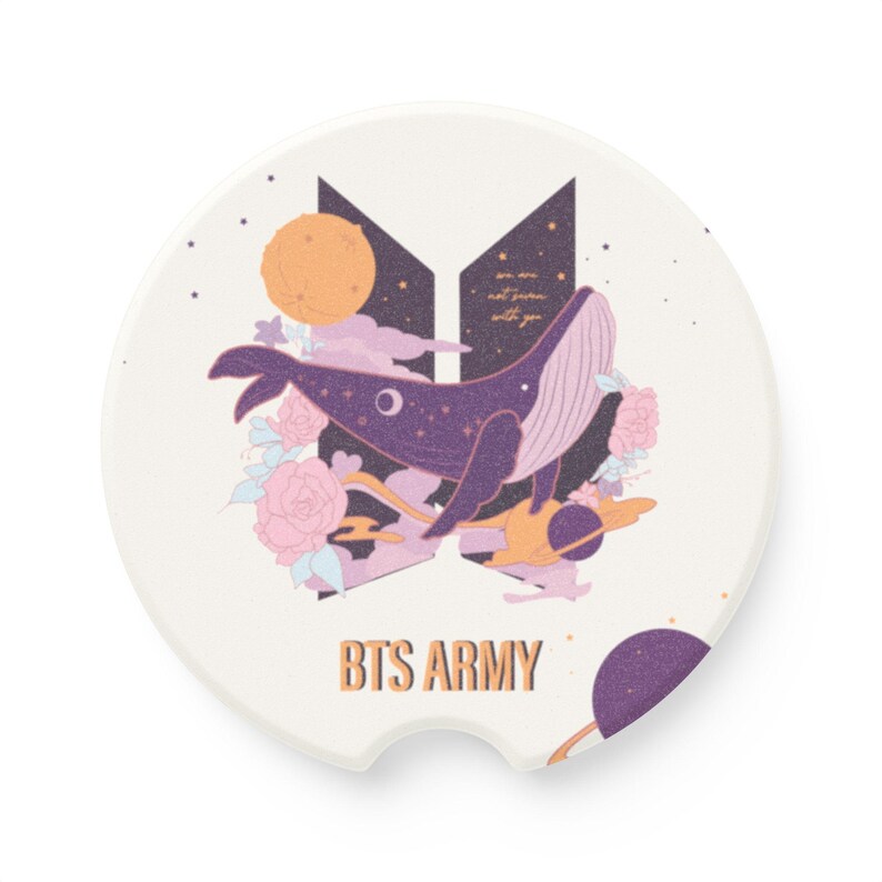 BTS ARMY Soapstone Car Coaster - Etsy
