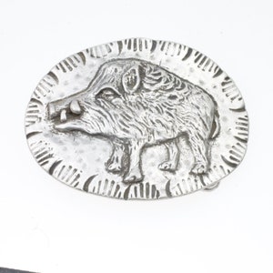 Wild Boar Belt Buckle for Snap Belt, Pig Belt Buckle Fastener, Leather ...
