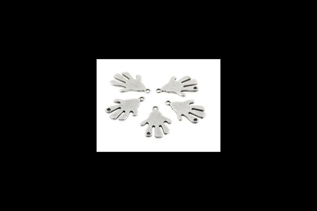 10 Hand Charms, Hand Pendants, Jewelry Making Supplies, Made in Turkey ...