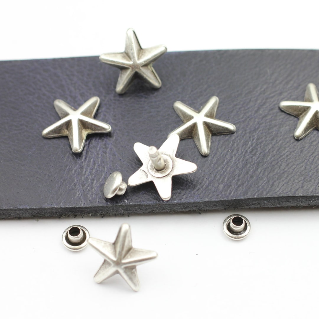 10 Cowboy Boots Rivets, Cowboy Rivets for Leather Craft – Durable ...