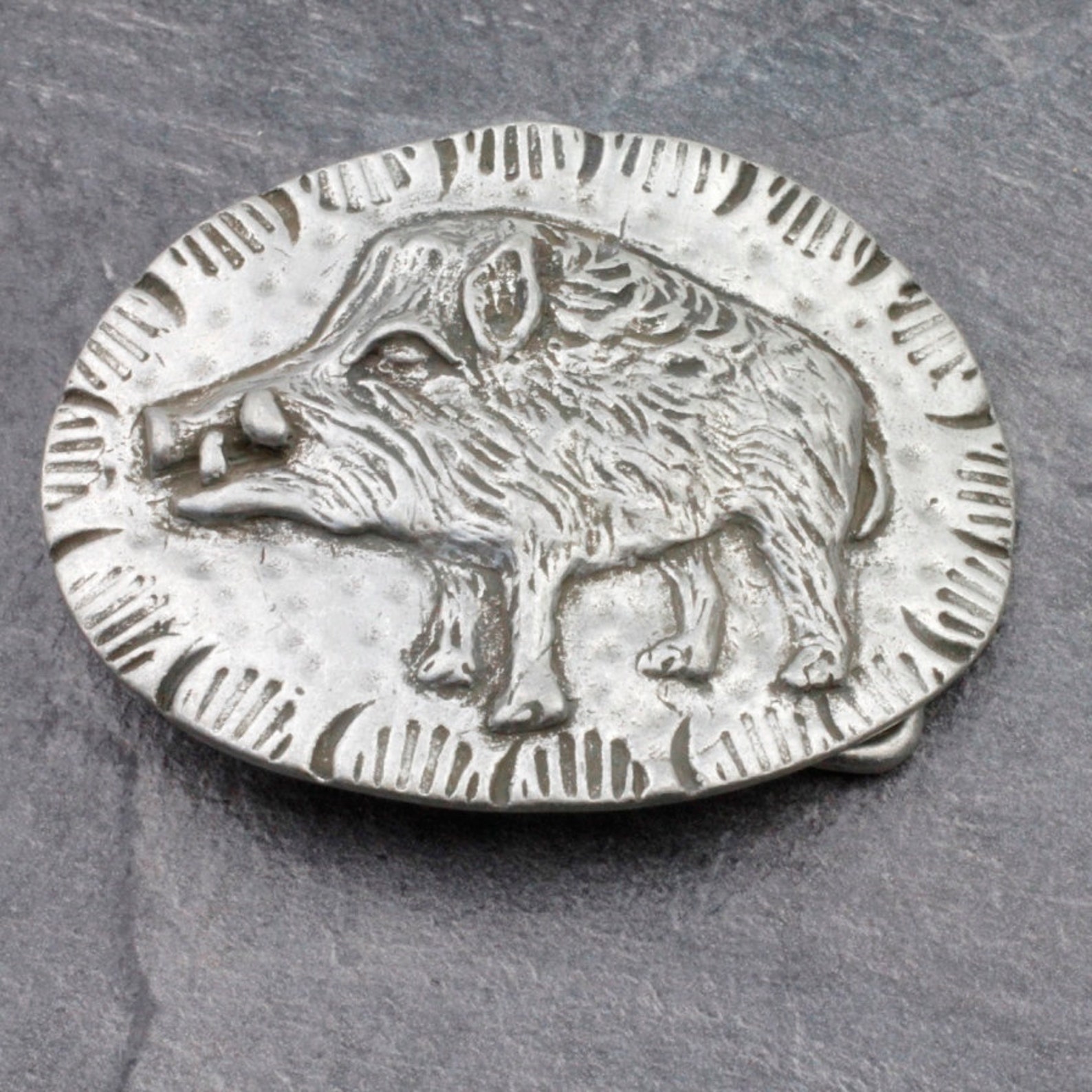 Wild Boar Belt Buckle for Snap Belt, Pig Belt Buckle Fastener, Leather ...