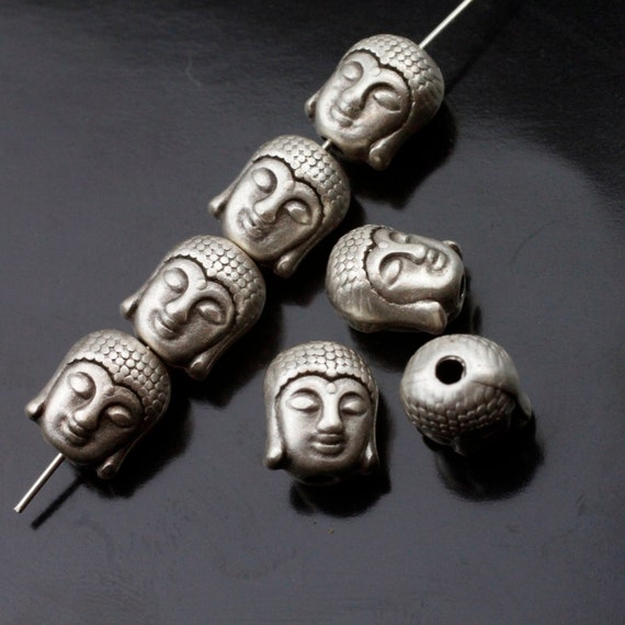 10 Buddha Head Beads Buddha Charms Large Hole Beads for Jewelry Making Supply High Quality Wholesale Beads ZM906 AS Etsy