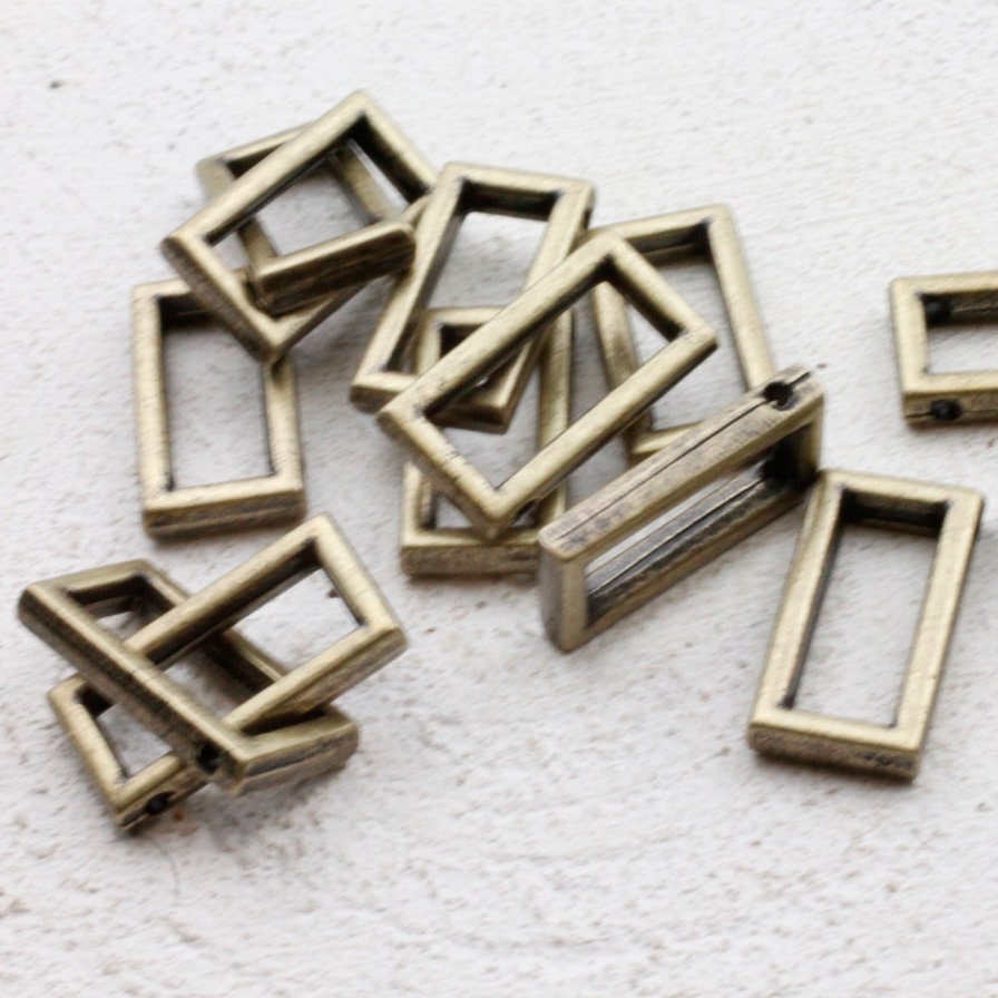 10 Open Bezel for Resin Open Back Bezel Pendants Rectangle - Etsy