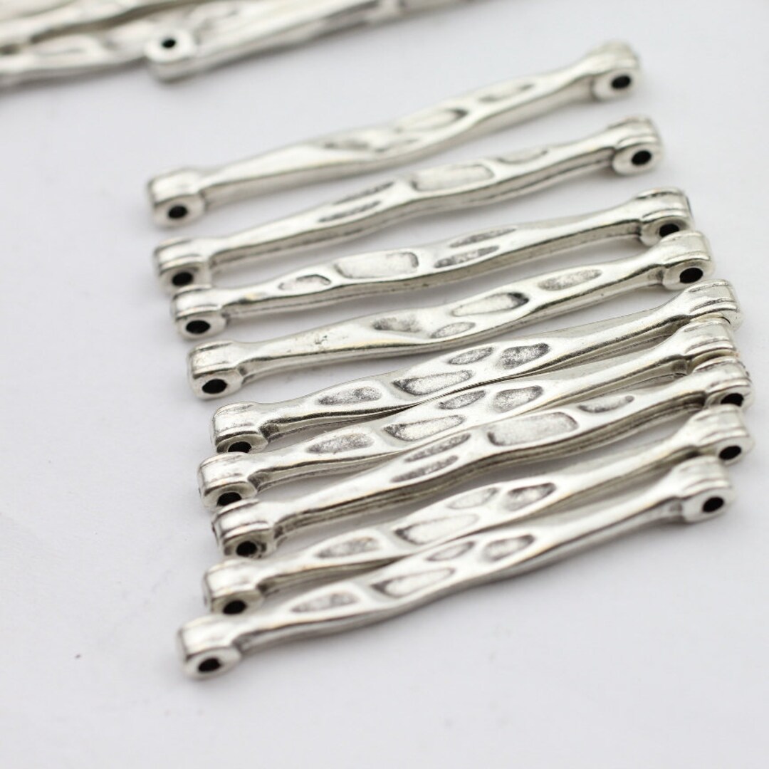 10 Silver Connectors, Connectors Pendant, Sterling Silver Plated ...
