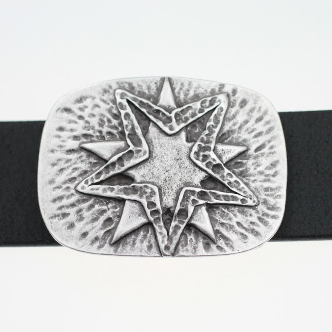 Star Belt Buckle, Western Belt Buckle, Silver Belt Buckle, West Star ...