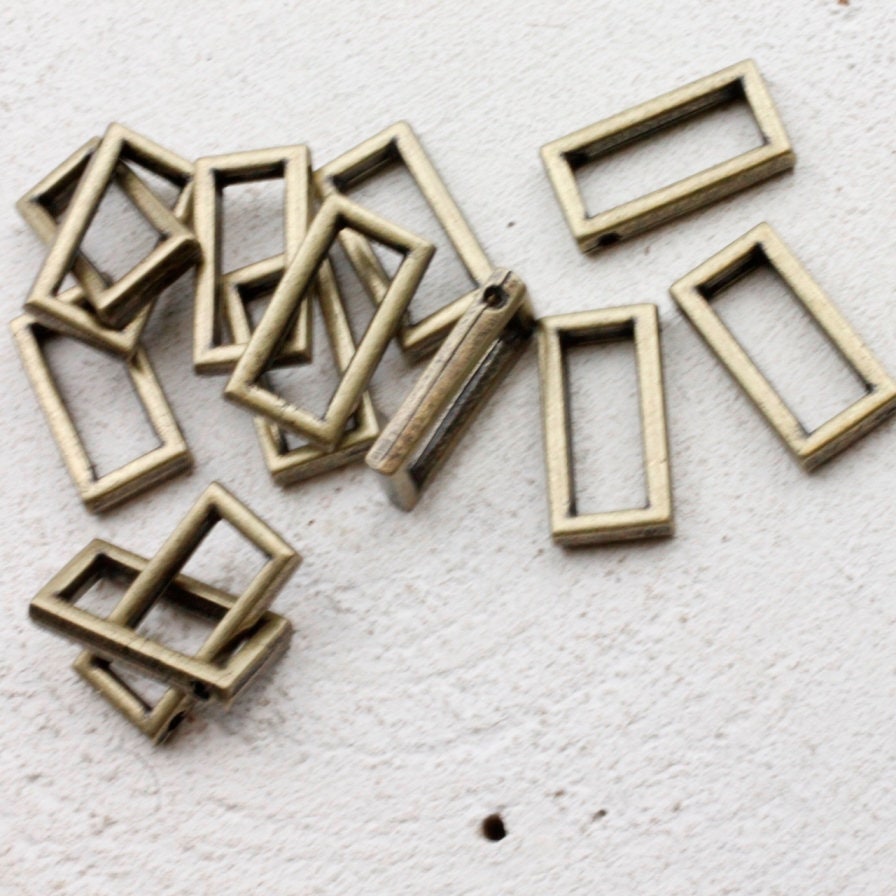 10 Open Bezel for Resin Open Back Bezel Pendants Rectangle - Etsy
