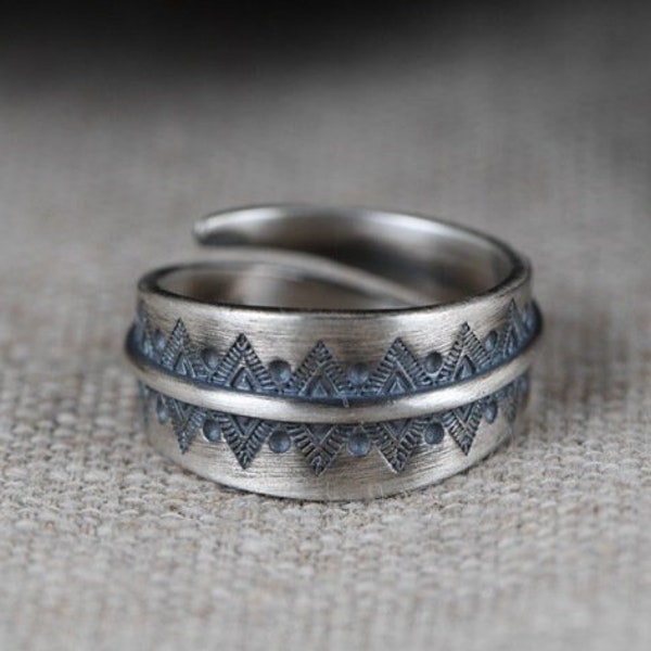 Tribal Ring - Etsy