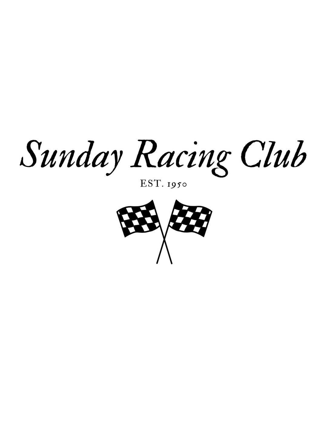 Sunday Racing Club Poster - Etsy