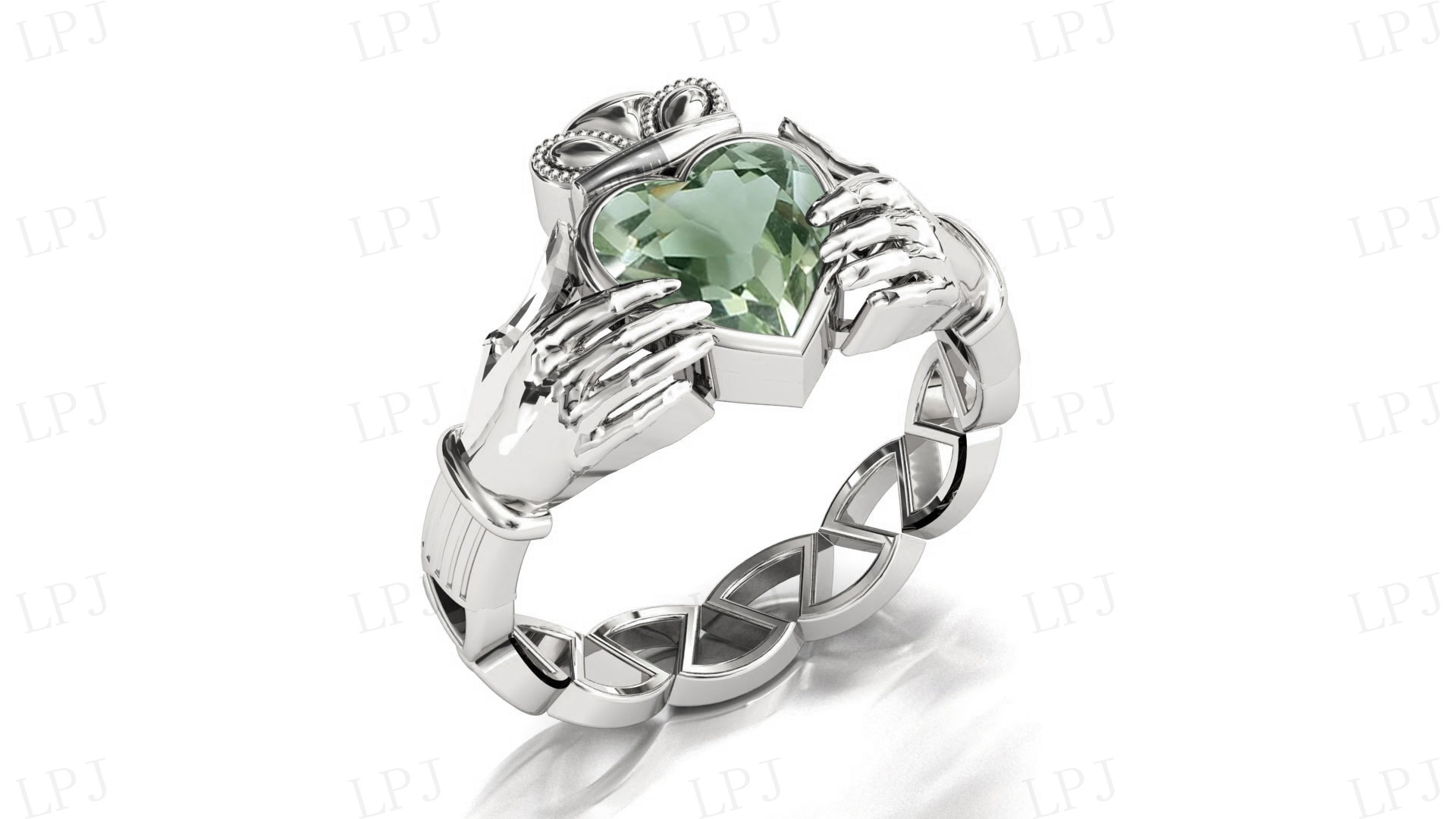 Vintage Green Amethyst Wedding Ring for Women 14k Gold - Etsy