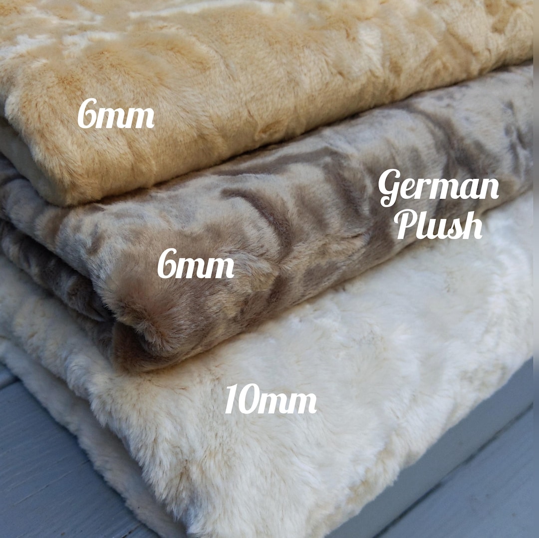 New! 1/8 (14*20in) Limited German Plush With Pile 6 and 10 Mm. Plush ...