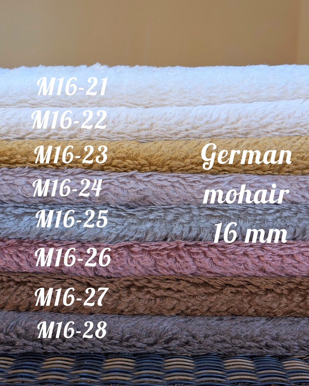 NEW! 1/8 (14*20in) Mohair for Teddy Bear With 16 Mm Pile. Dense German ...