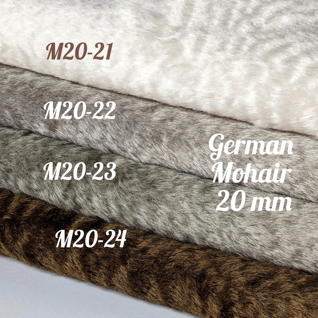 1/8 (14*20in) Meter Mohair With 20 Mm Pile. German Mohair for Teddy ...