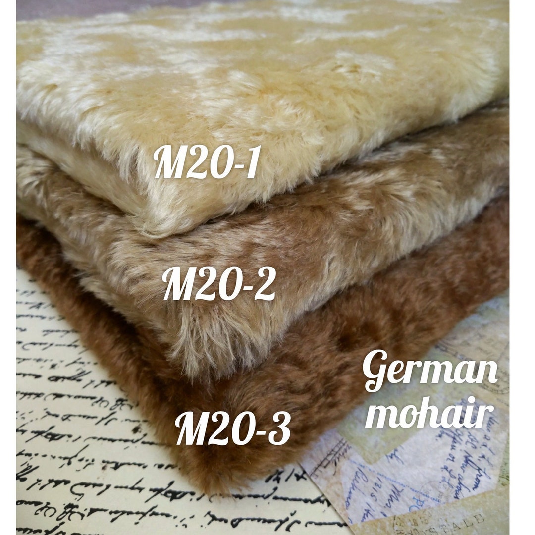German Mohair With 20 Mm Pile. 1/8 Mohair for Teddy Bear and Toy Making ...