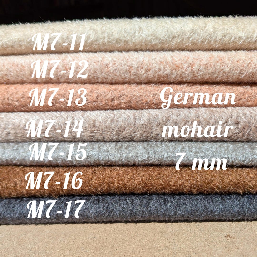 1/8 (14*20in) German Mohair With 7 Mm Pile. Dense, Curled Mohair for ...
