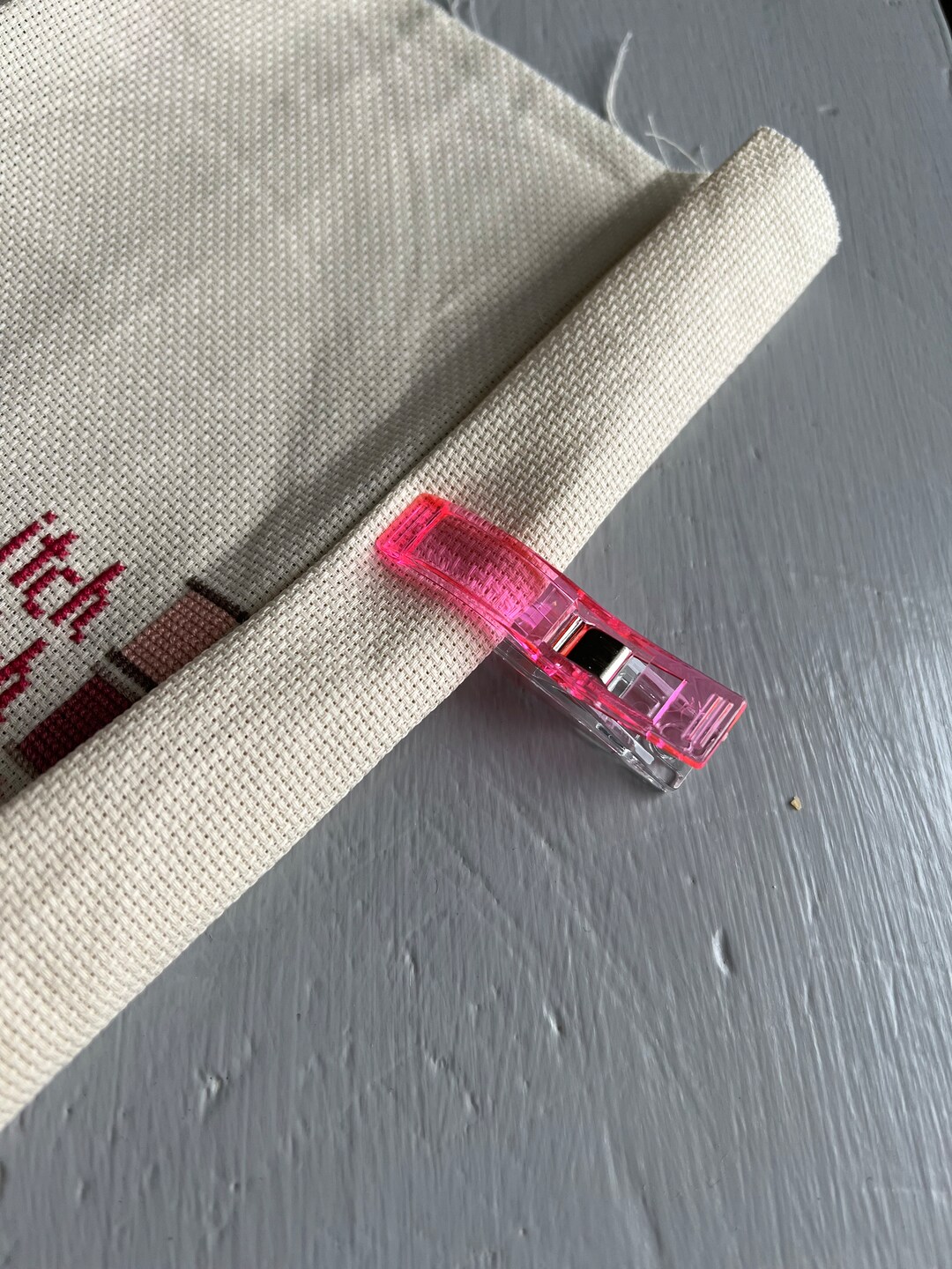 Pink Jumbo Clips for Cross Stitching - Etsy
