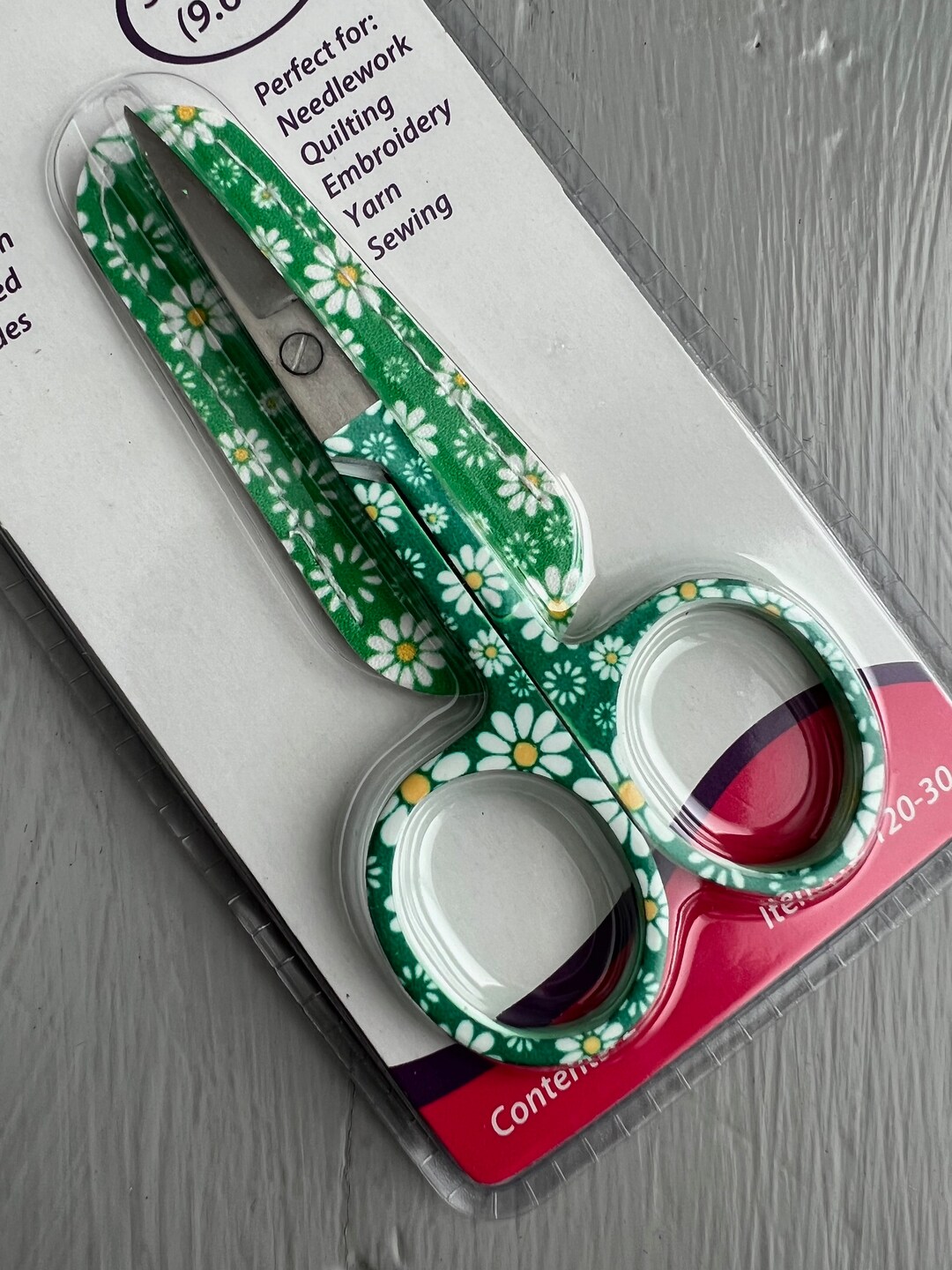 Green Daisy Scissors With Matching Sheath, 3.75 Long - Etsy