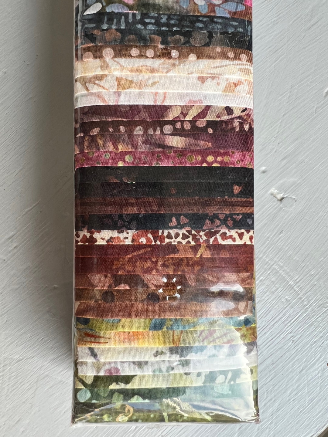 Hoffman Bali Pop Fireside Chat Batik Strips - Etsy