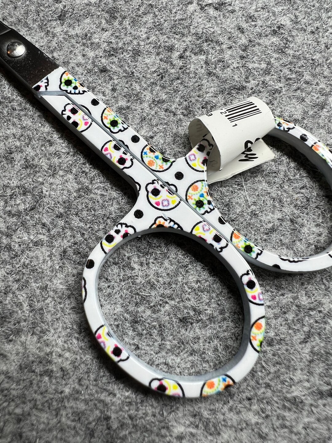 Halloween Skull Scissors Cross Stitching, Embroidery - Etsy