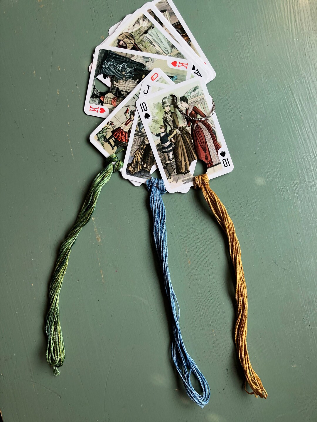 Floss Drops for Your Floss, Victorian Ladies, 13 Cards Included With ...