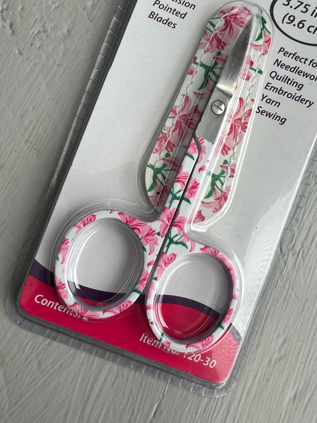 Pink Floral Scissors With Matching Sheath, 3.75 Long - Etsy