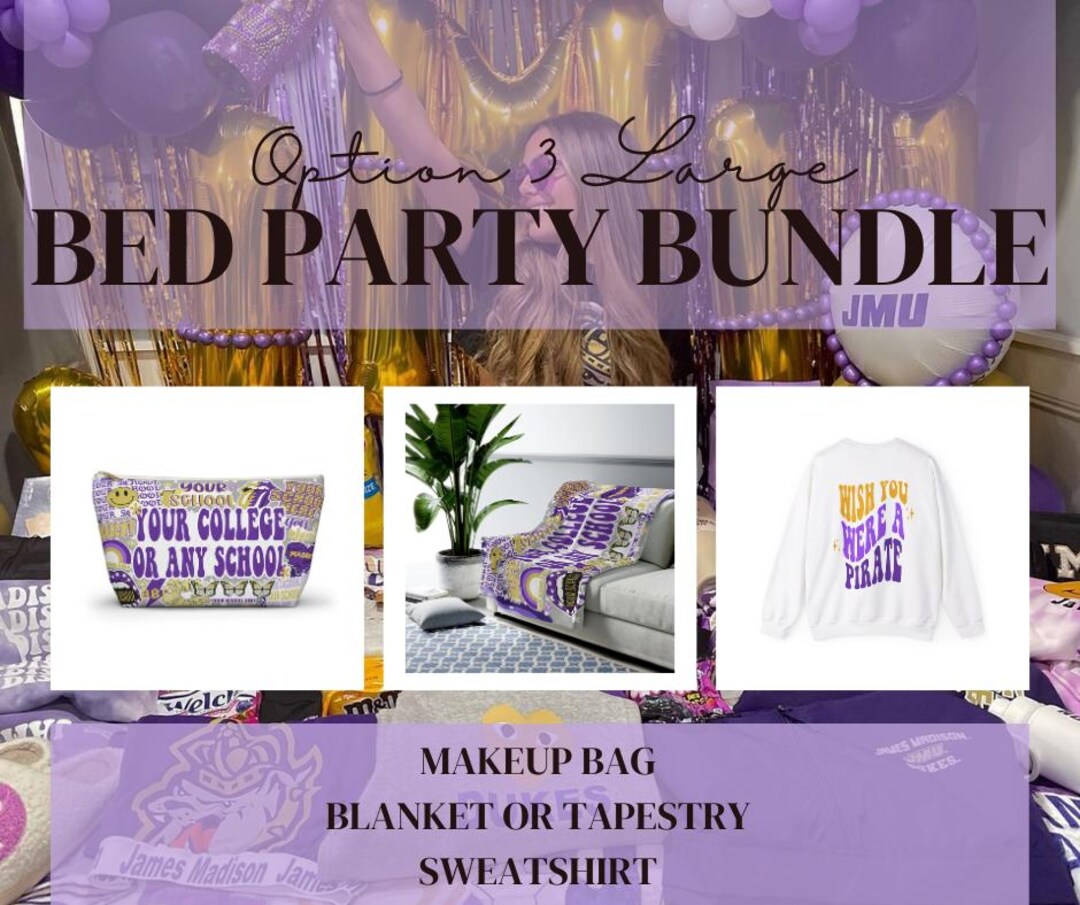 Custom Bed Party Bundle Option 3 Large | Large Bed Party Bundle | Bed ...