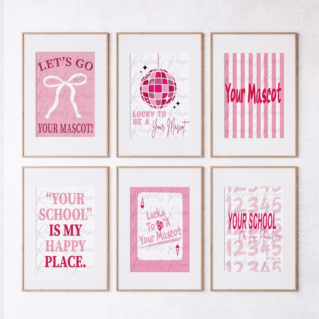 College Pack of 6 Digital Prints | Custom College Digital Print ...