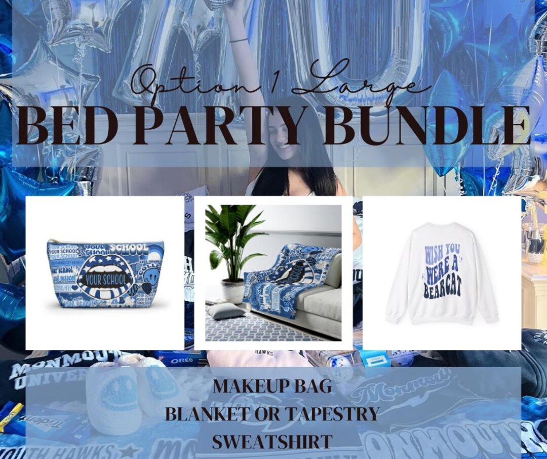 Custom Bed Party Bundle Option 1 Large | Large Bed Party Bundle | Bed ...