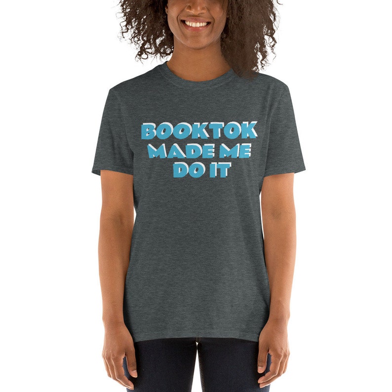 Booktok Short-sleeve Unisex T-shirt Print Librarian Reading - Etsy