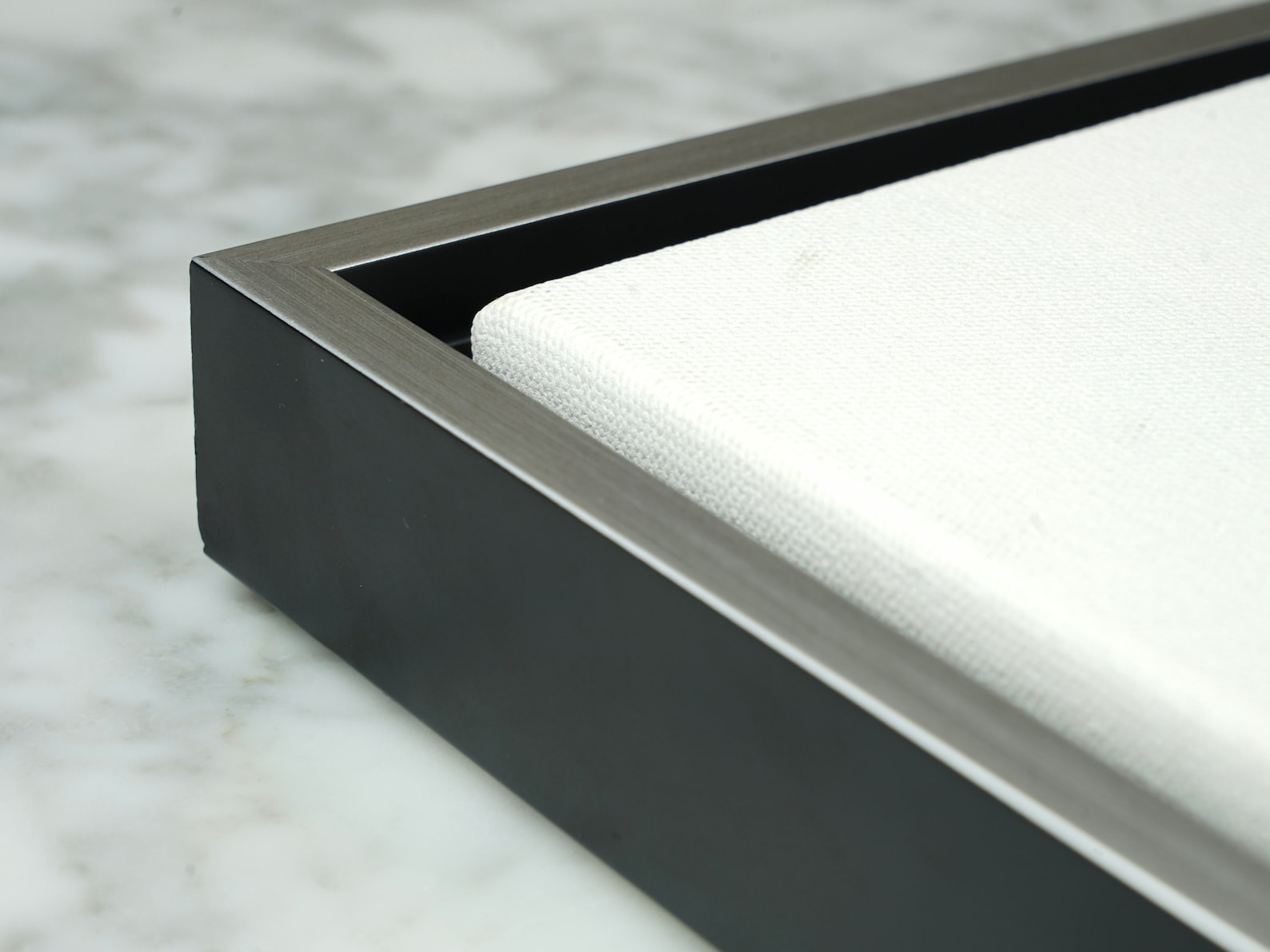 Gold & Black Wood Floater Frames for Canvas or Mixed Media Artworks ...