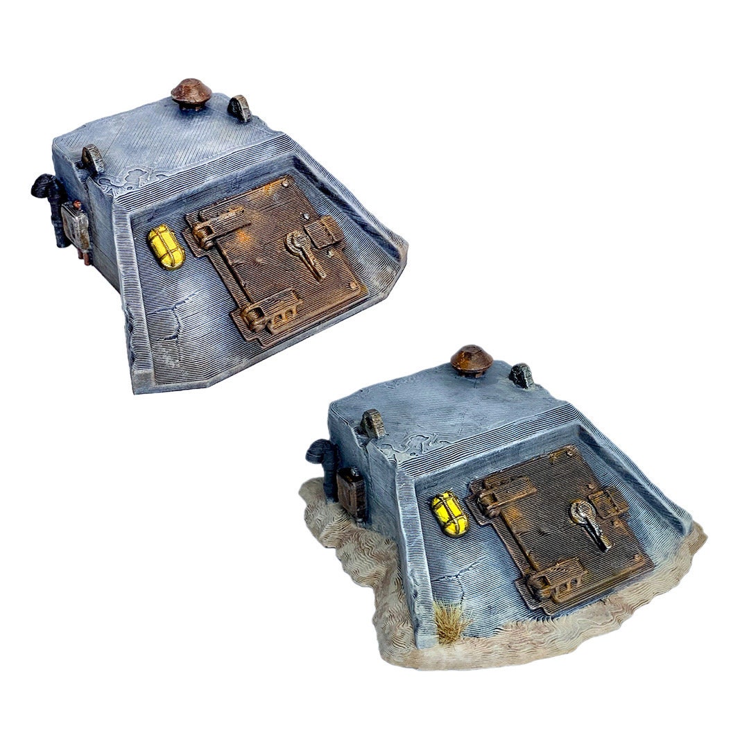 Underground Bunker | Hand-painted Post-apocalyptic Wargaming Scatter ...