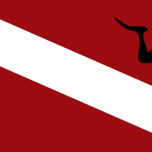 DIVE FLAG Png Digital Download. 5 Flags With-without Different Scuba ...