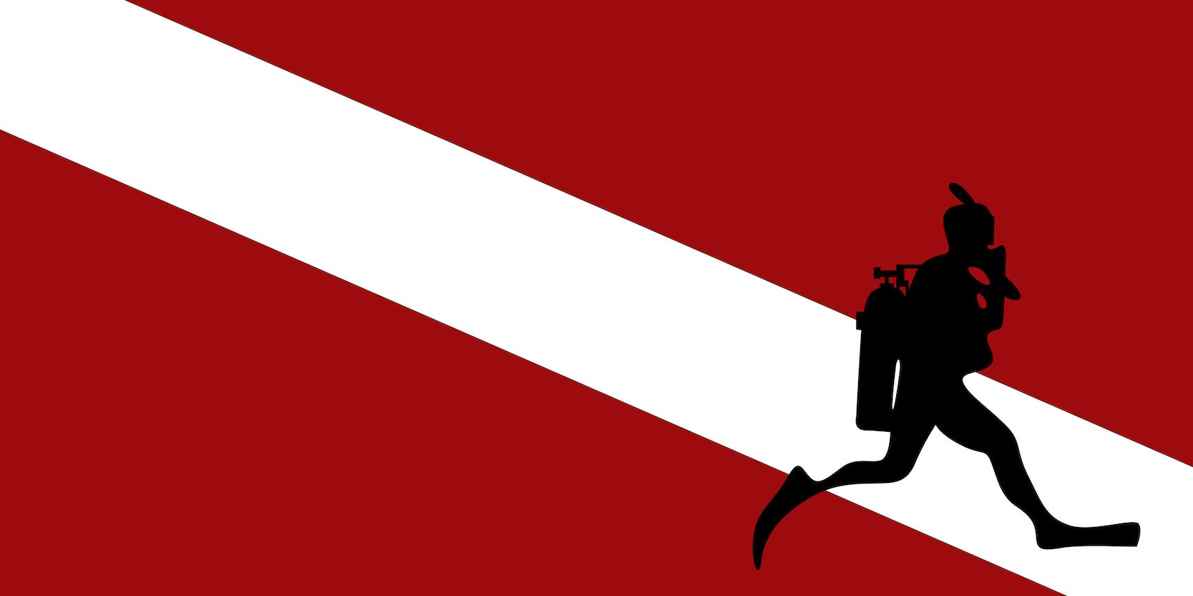 Scuba Diving Flag Wallpaper
