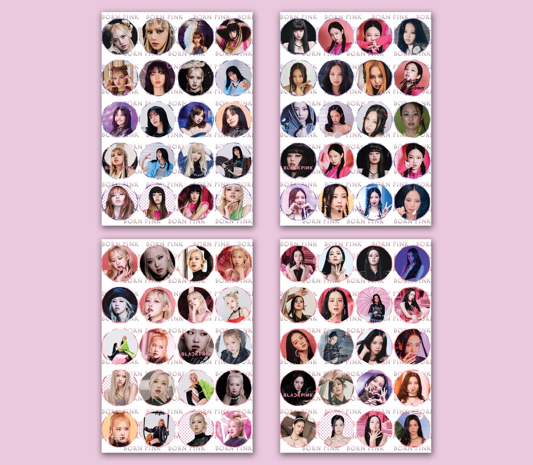 Blackpink PRINTABLE Sticker Instant Download Sticker,party Supplies ...