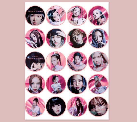 Blackpink Pink Venom PRINTABLE Stickerparty Supplies - Etsy