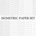 Isometric Graph Paper,bundle Grid Pape, Digital Graph Sheet, Journal ...