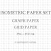 Isometric Graph Paper,bundle Grid Pape, Digital Graph Sheet, Journal ...
