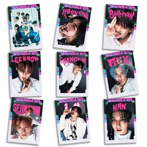 STRAY KIDS SKZ Photocards Digital Download - Print N Cut - Kpop Gift ...