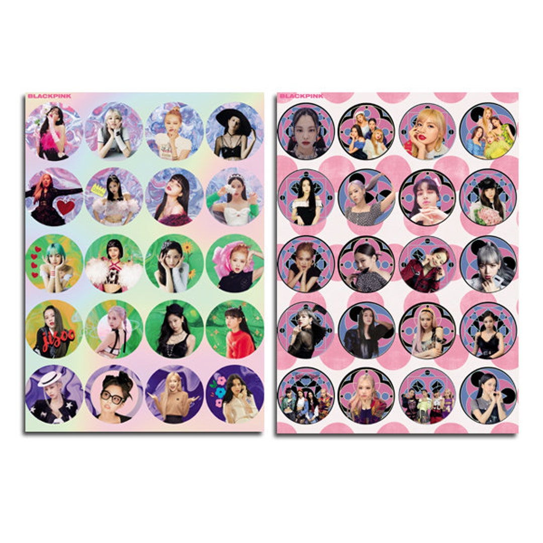 Buy Blackpink Stickers,printable 2-A4 Pages,instant Download, Party ...