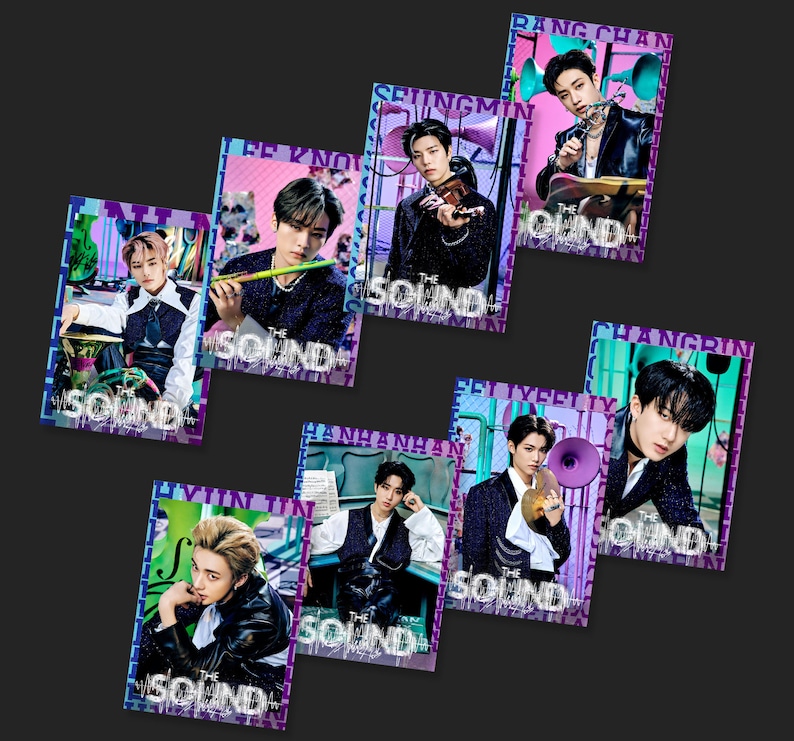 STRAY KIDS SKZ Photocards Digital Download - Fanmade - Kpop Gift ...