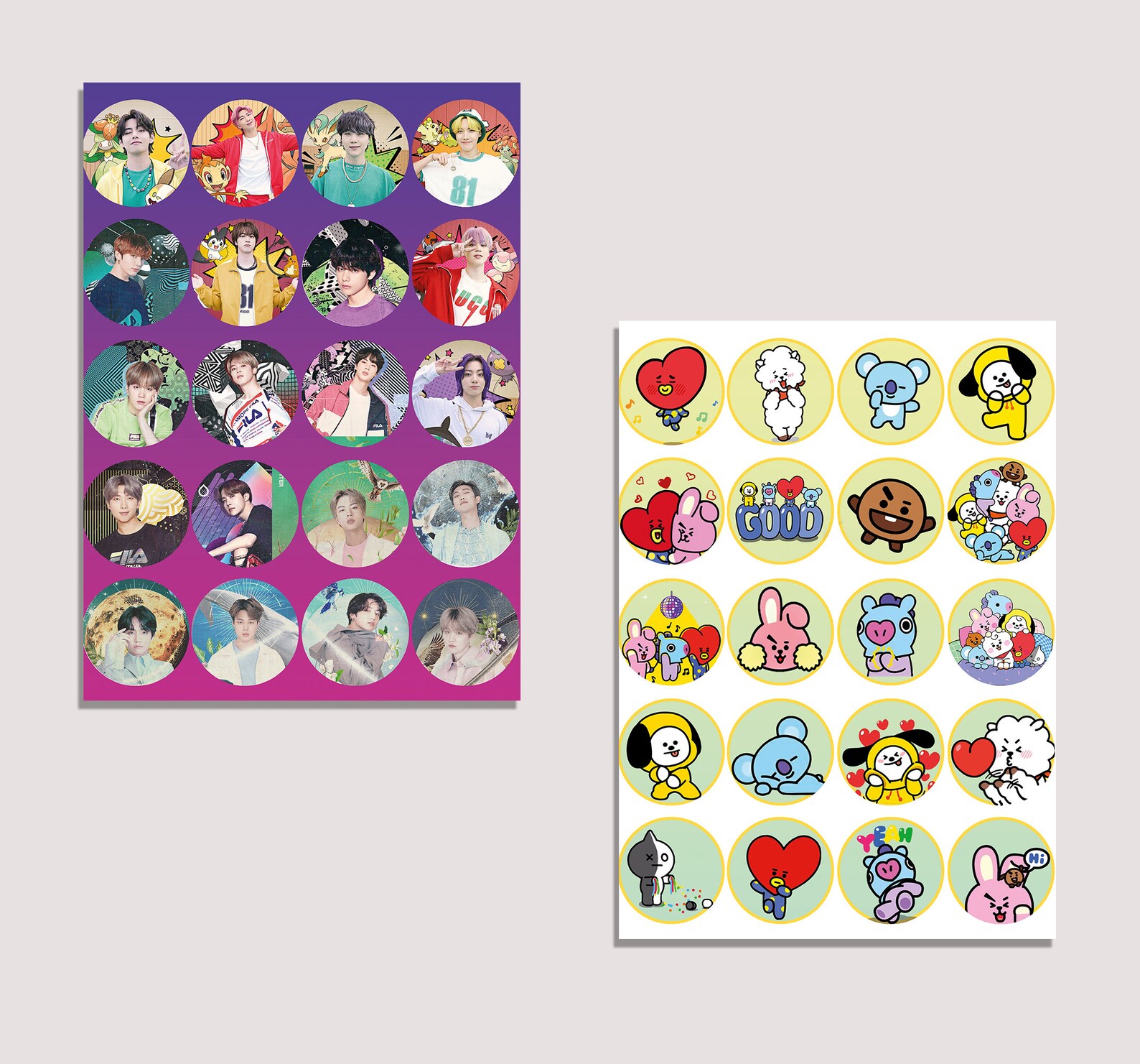 Print N Cut BTS Stickers Printable BTS Stickers-instant - Etsy