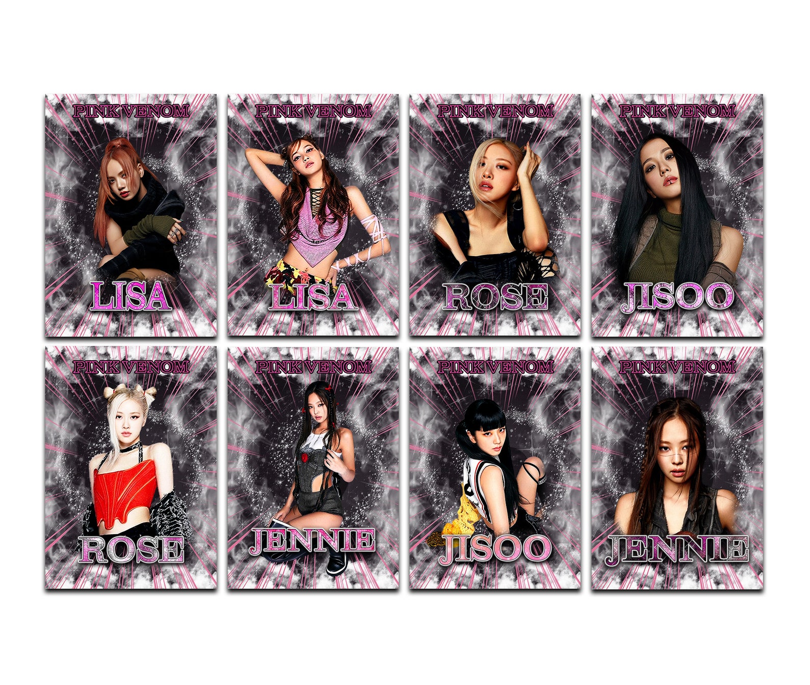 Blackpink / Pink Venom / Photocard Set / Digital Download - Etsy