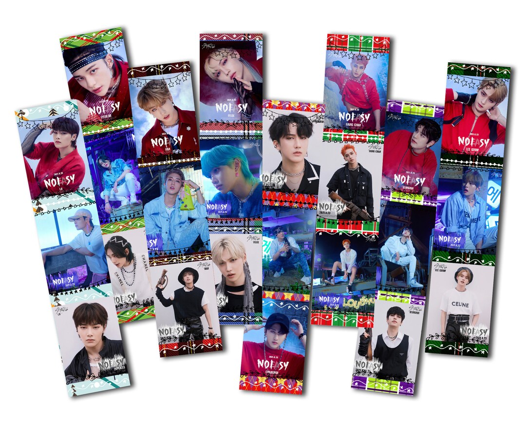 STRAY KIDS Bookmarks, Printable Bookmarks,digital Download, Kpop Paper ...