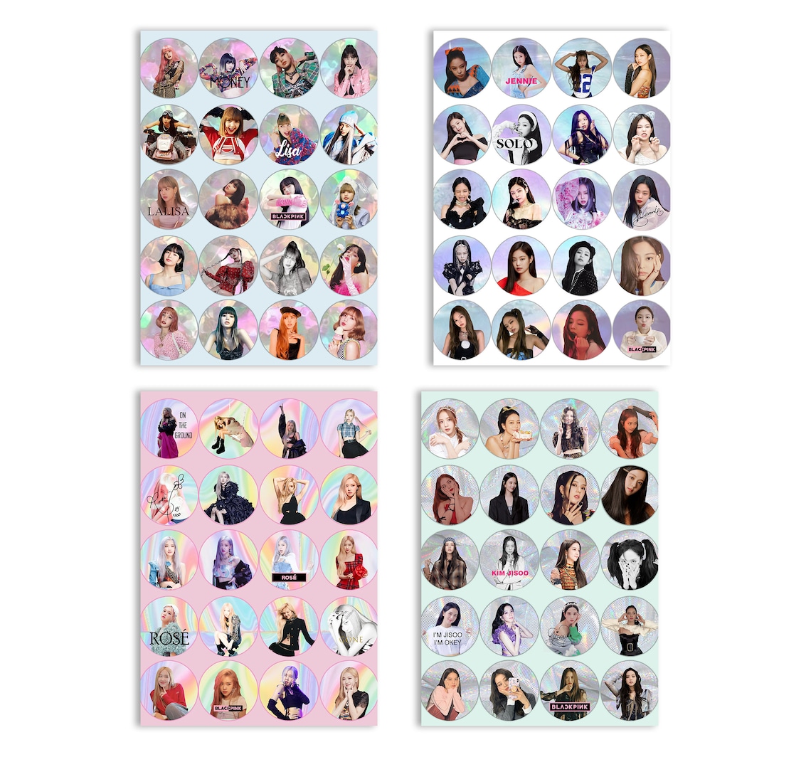 Blackpink PRINTABLE Sticker Instant Download Sticker,party Supplies ...