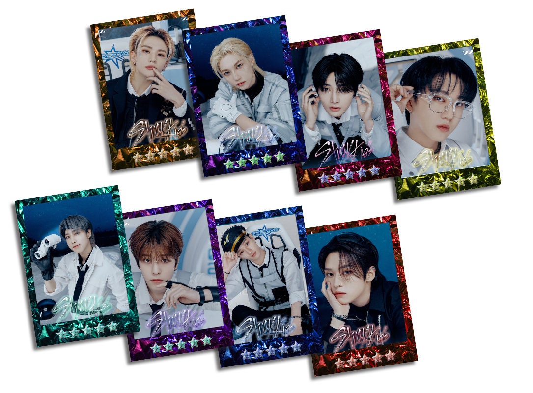 Stray Kids / Printable Photocards Set / Digital Download / Kpop Print ...