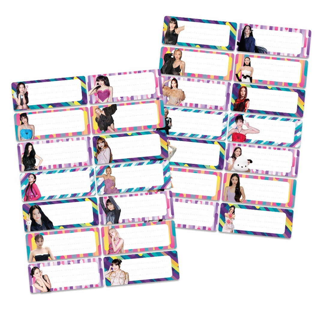 BLACKPINK PRINTABLE School Label Sticker Files, Back to School Sticker ...